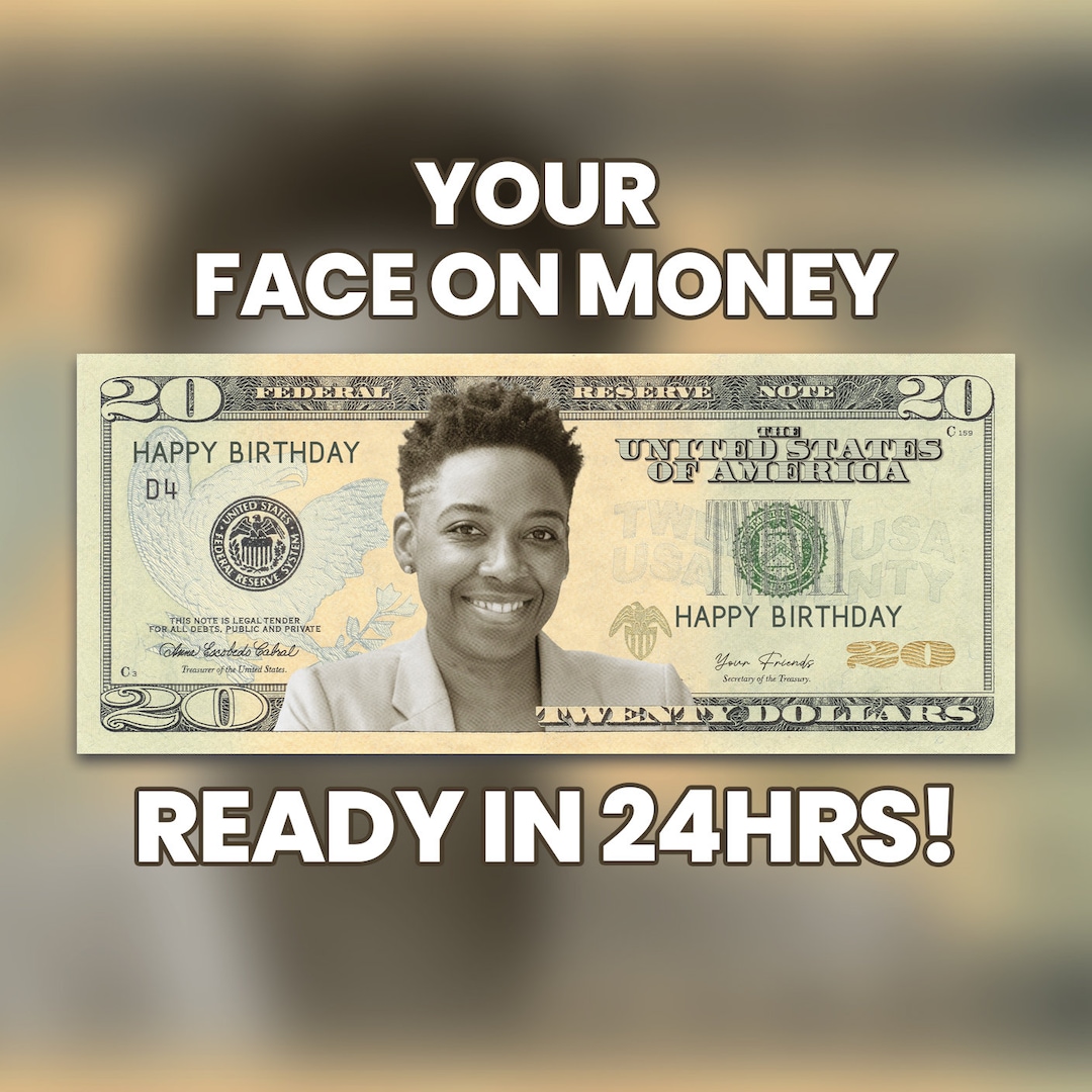 Personalized Money, Fake Money, Prop Money, Your Face on Money, 20 ...