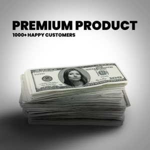 100 Dollar Bill Old Style, Your Face on Money, Game Money, Party Money ...