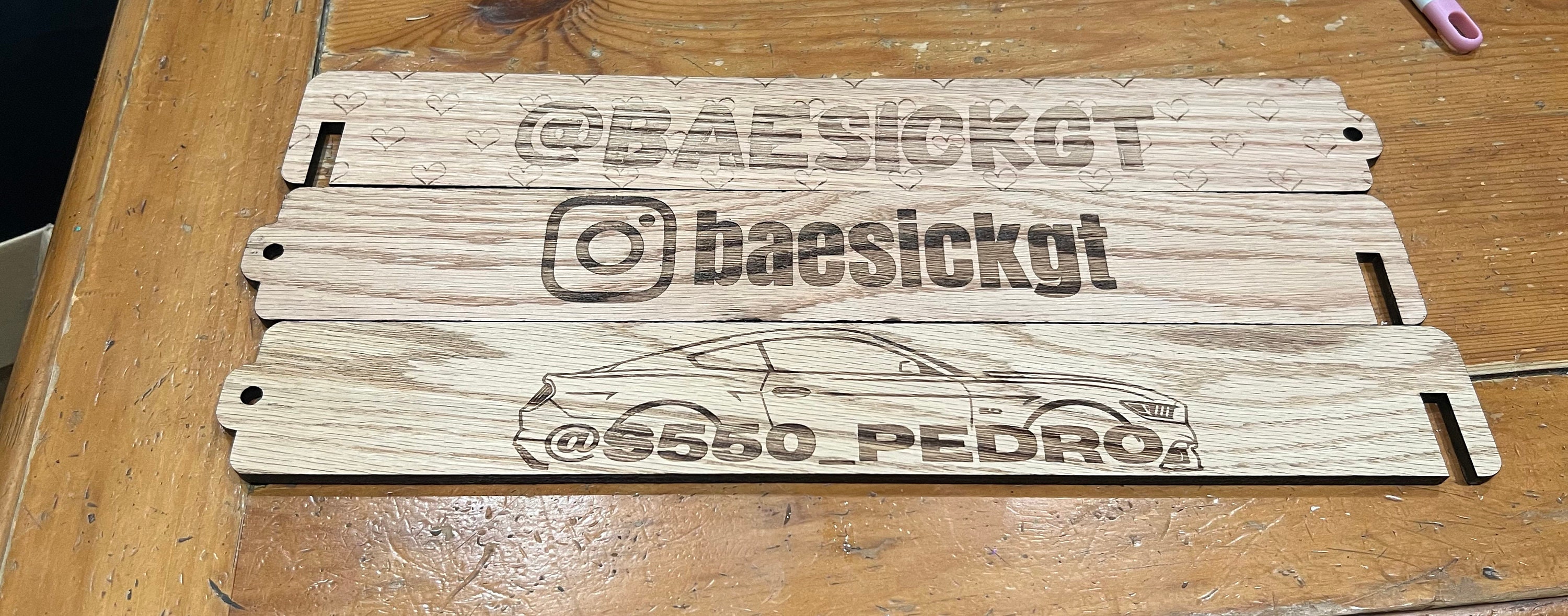 Show Car Door Prop Unique Wooden Car Mods Car Meet Accessories - Etsy