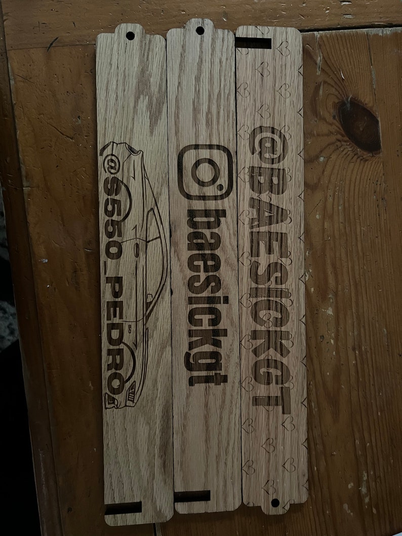 Show Car Door Prop Unique Wooden Car Mods Car Meet Accessories - Etsy