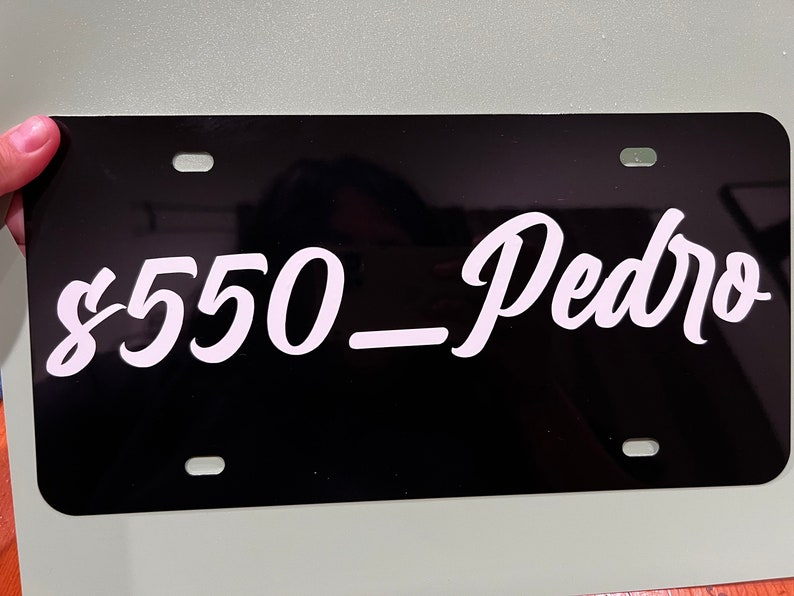 License Plate Cover, Ghost Plate, Custom Plates, Car Accessories - Etsy