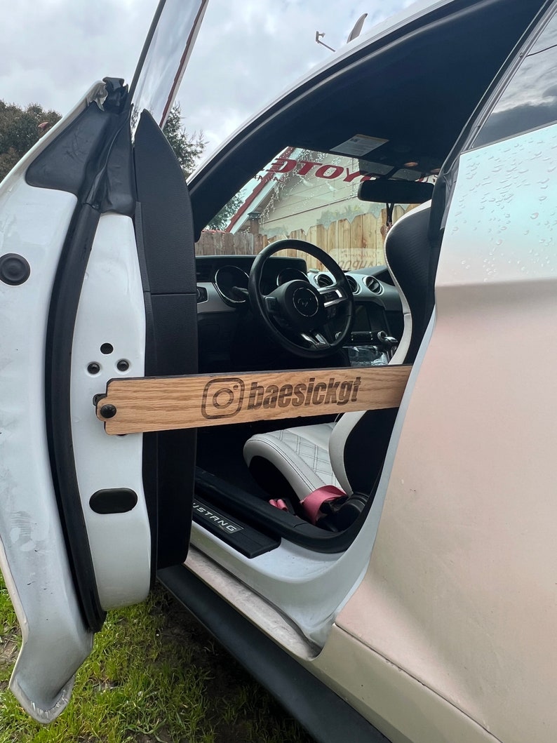 Show Car Door Prop Unique Wooden Car Mods Car Meet Accessories - Etsy