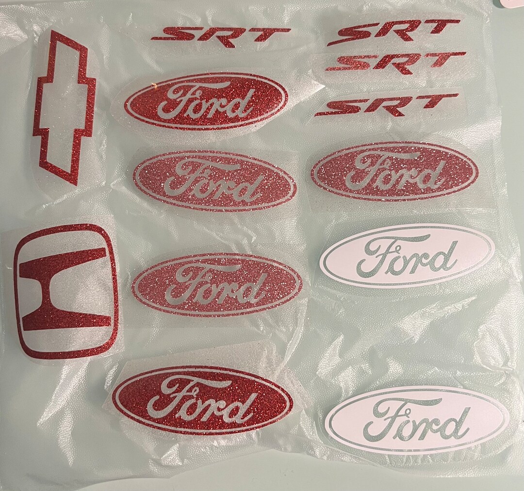 Car Brand Inspired Logo Iron on Vinyl Patches, Customized Patches Vinyl ...