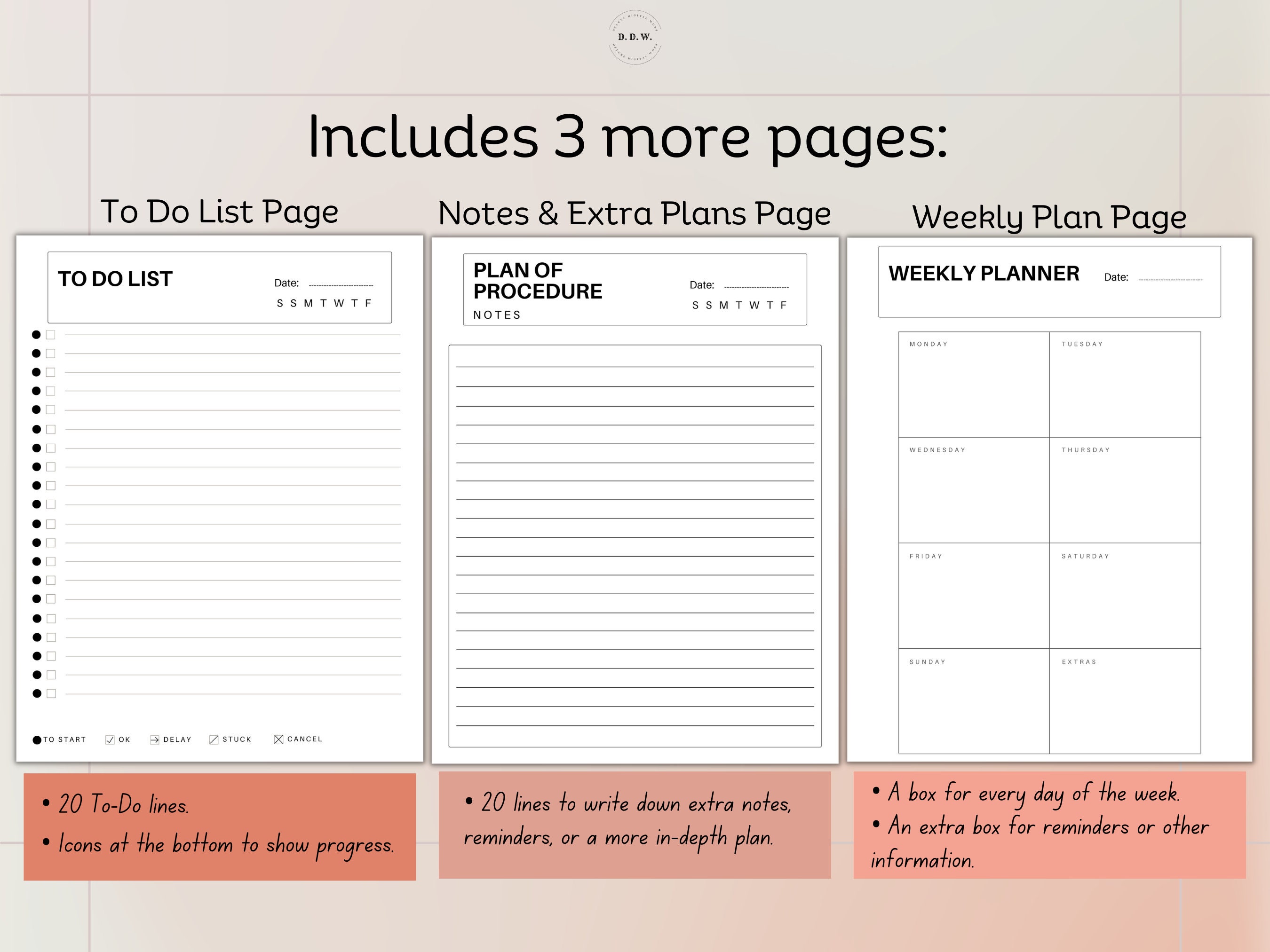Project Planner Bundle | Woodworking Project Planner | Family Project ...