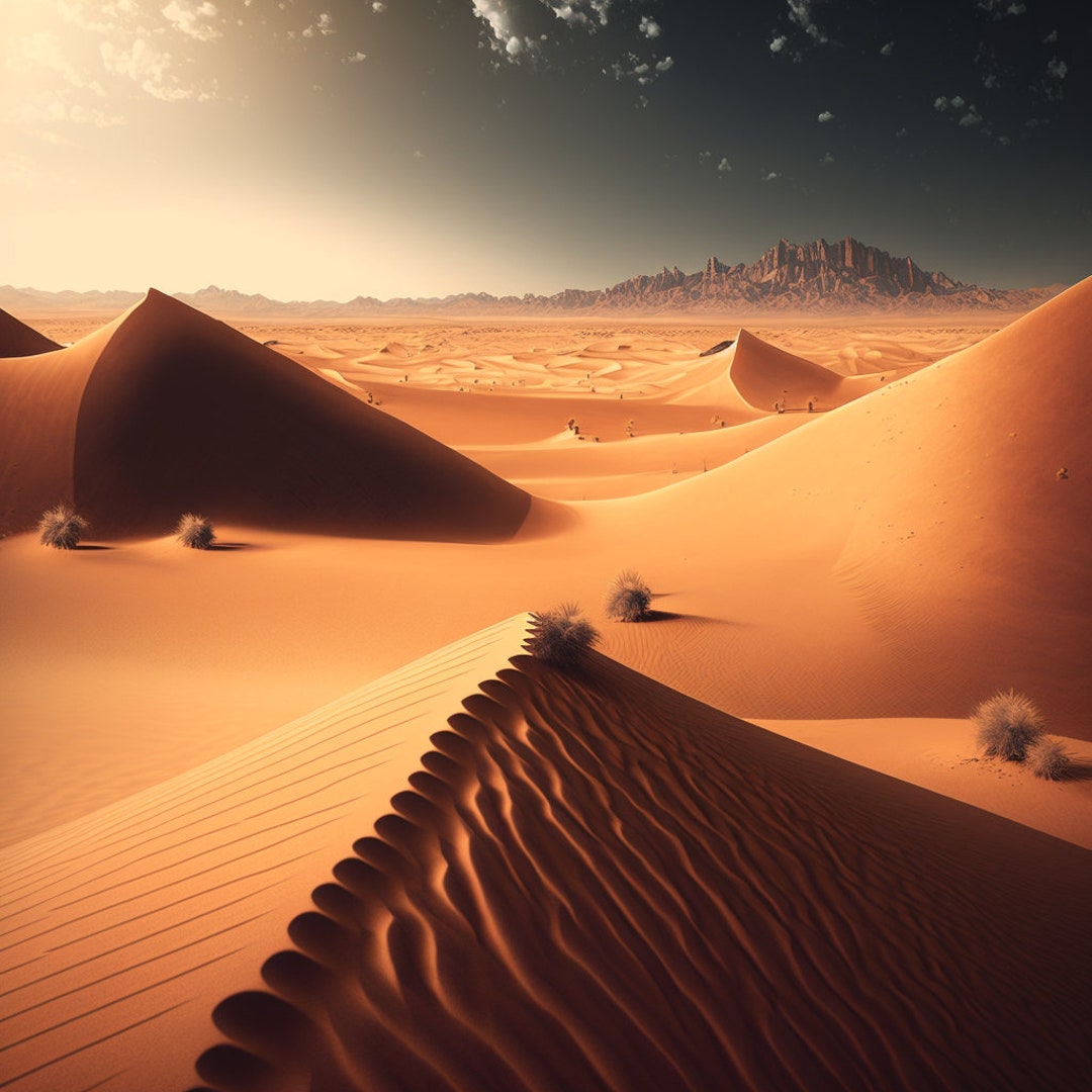 Desert, Empty, Realistic - Etsy
