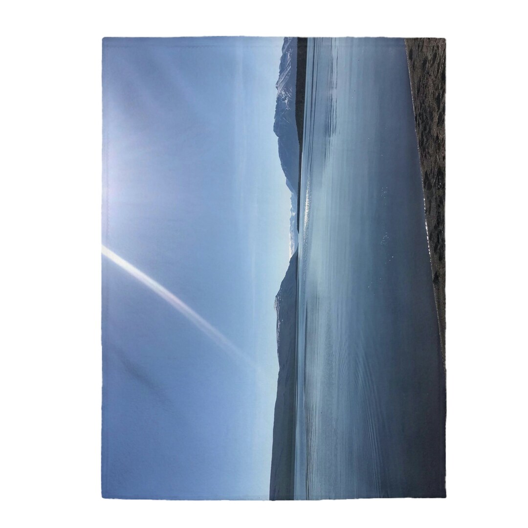Naknek Lake Alaska Velveteen Plush Blanket - Etsy