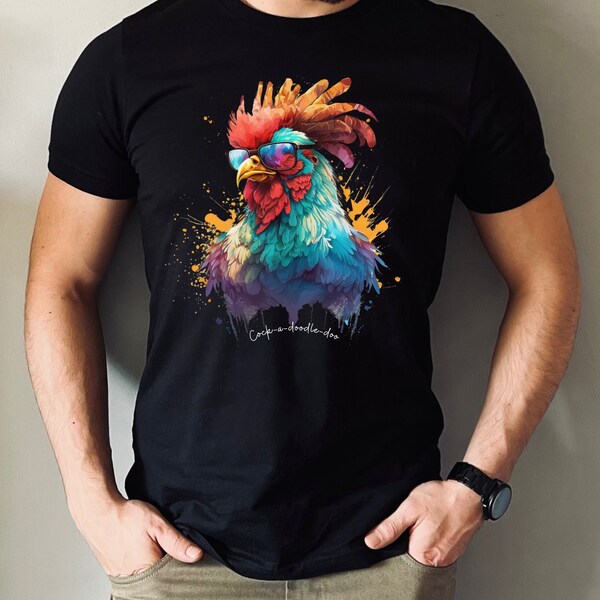 Rooster T Shirt - Etsy