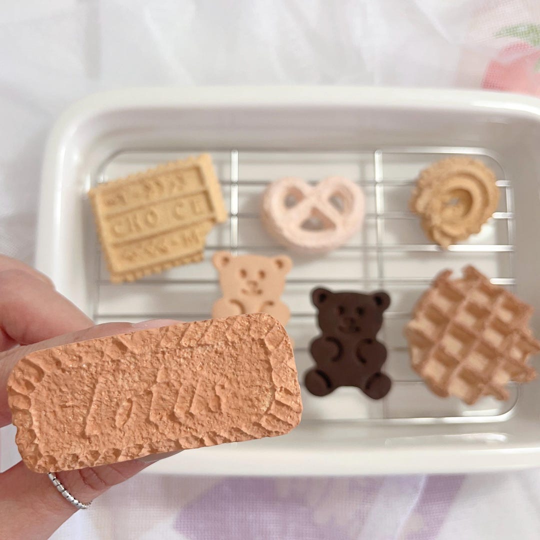Cookie Car Freshener Diffuser: Biscuit, Teddy, Waffle Plaster - Etsy