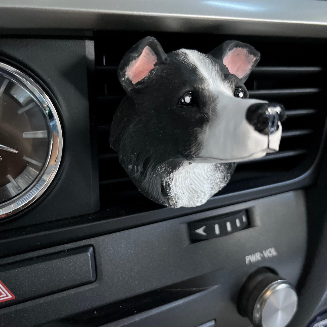 Custom Pet Car Air Vent Diffuser: Dog Breed Plaster Freshener - Etsy
