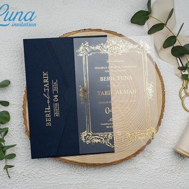 Baroque Invitation - Etsy