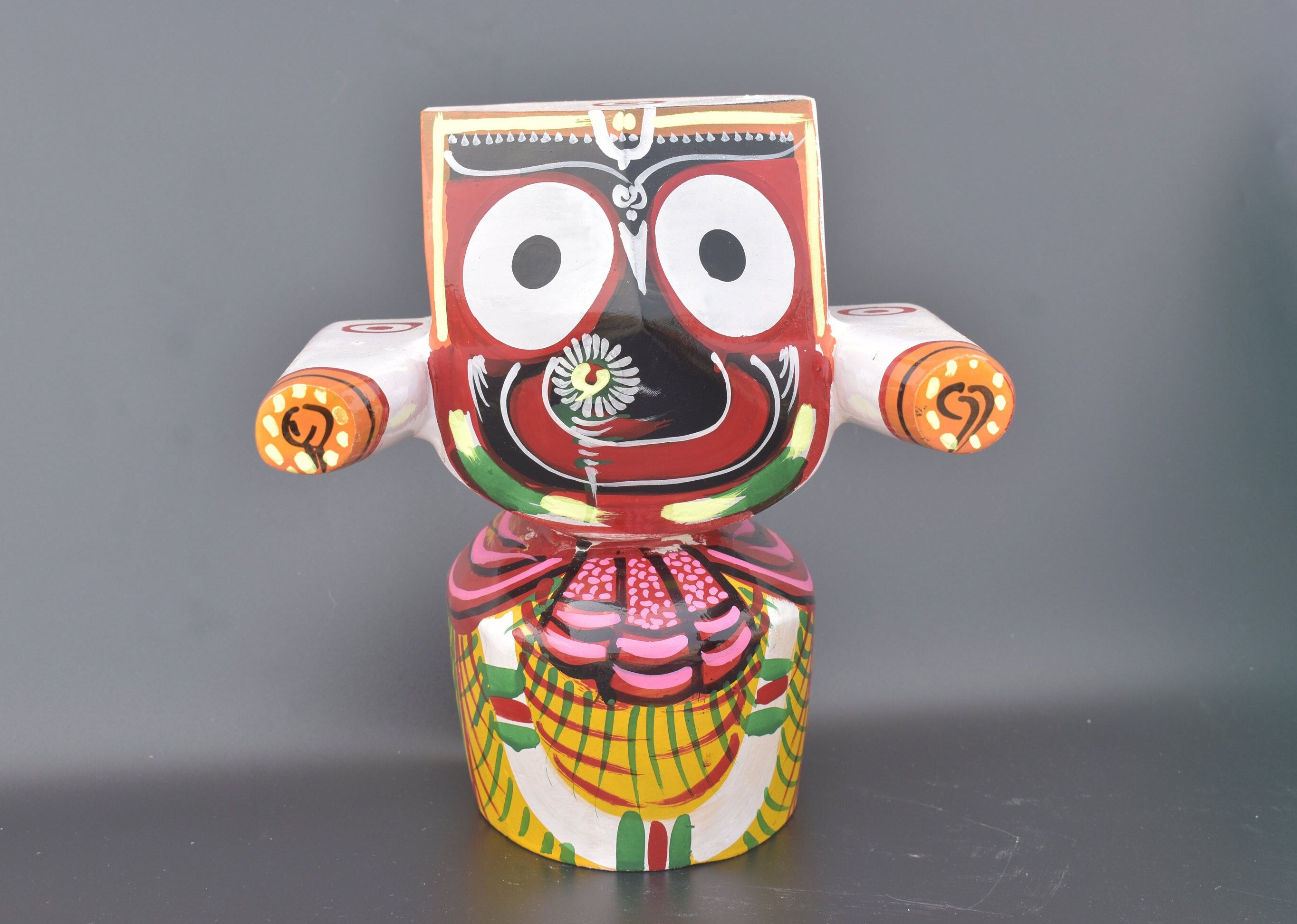 Neem Wood Jagannath, Balabhadra,subhadra and Sudarshan,8 Inch Idol Set ...