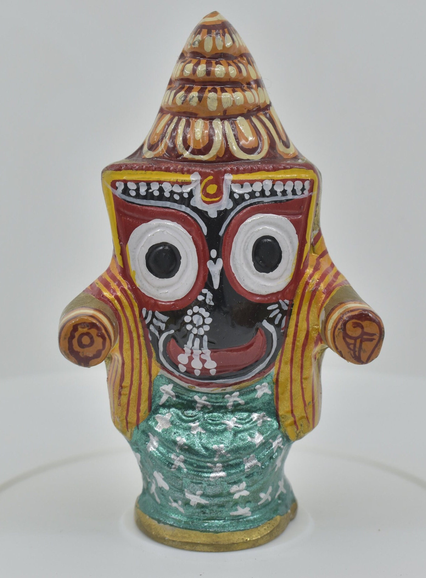 Sacred Brass Jagannath,balabhadra,subhadra and Sudarshan 1kg Divine ...