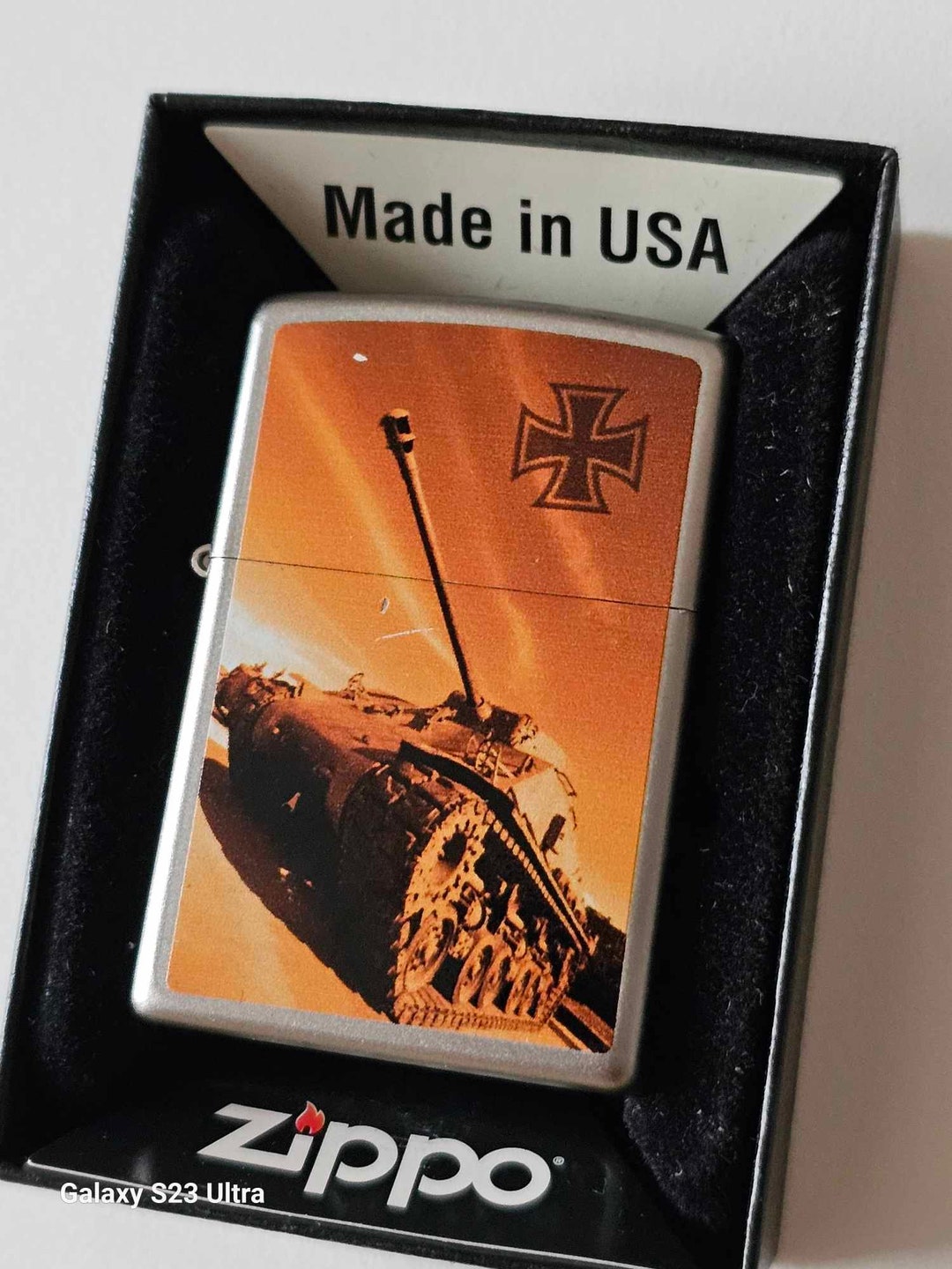 Zippo Lighter WWII German Tank & Iron Cross Genuine, Brand New Free ...