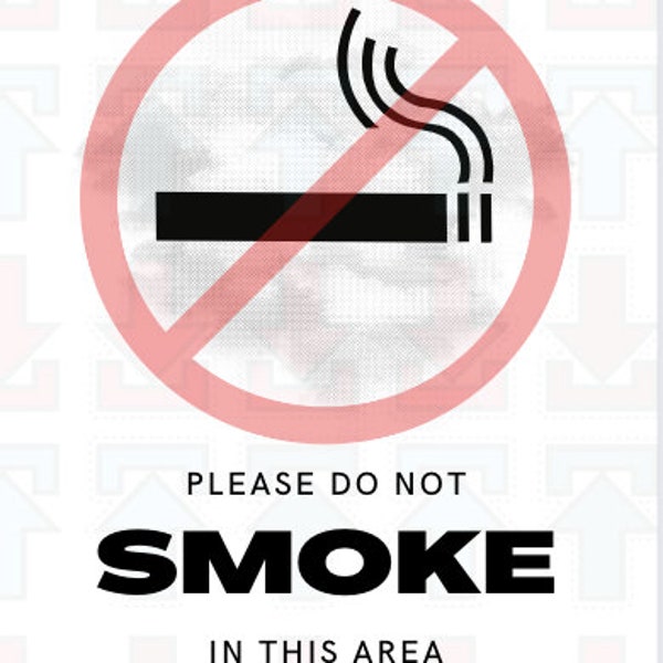 Do Not Smoke Sign - Etsy
