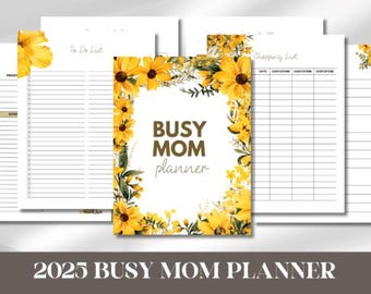 Ultimate Mom Planner Printable | Daily & Weekly Organizer for Busy Moms ...