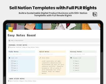 100 Notion Templates With Full PLR Rights – Resellable, Digital Product ...