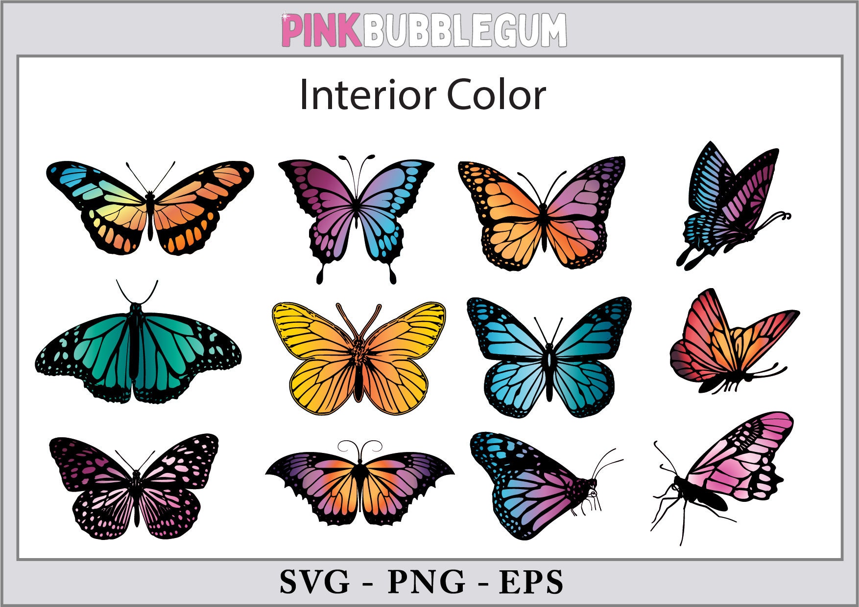 Butterfly Bundle, Butterfly Svg, Layered Butterfly Svg for Cricut ...