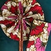 Totes Bag and Folding Fan Set in African Print/ Shopping Bag/ Beach Bag ...