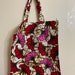 Totes Bag and Folding Fan Set in African Print/ Shopping Bag/ Beach Bag ...