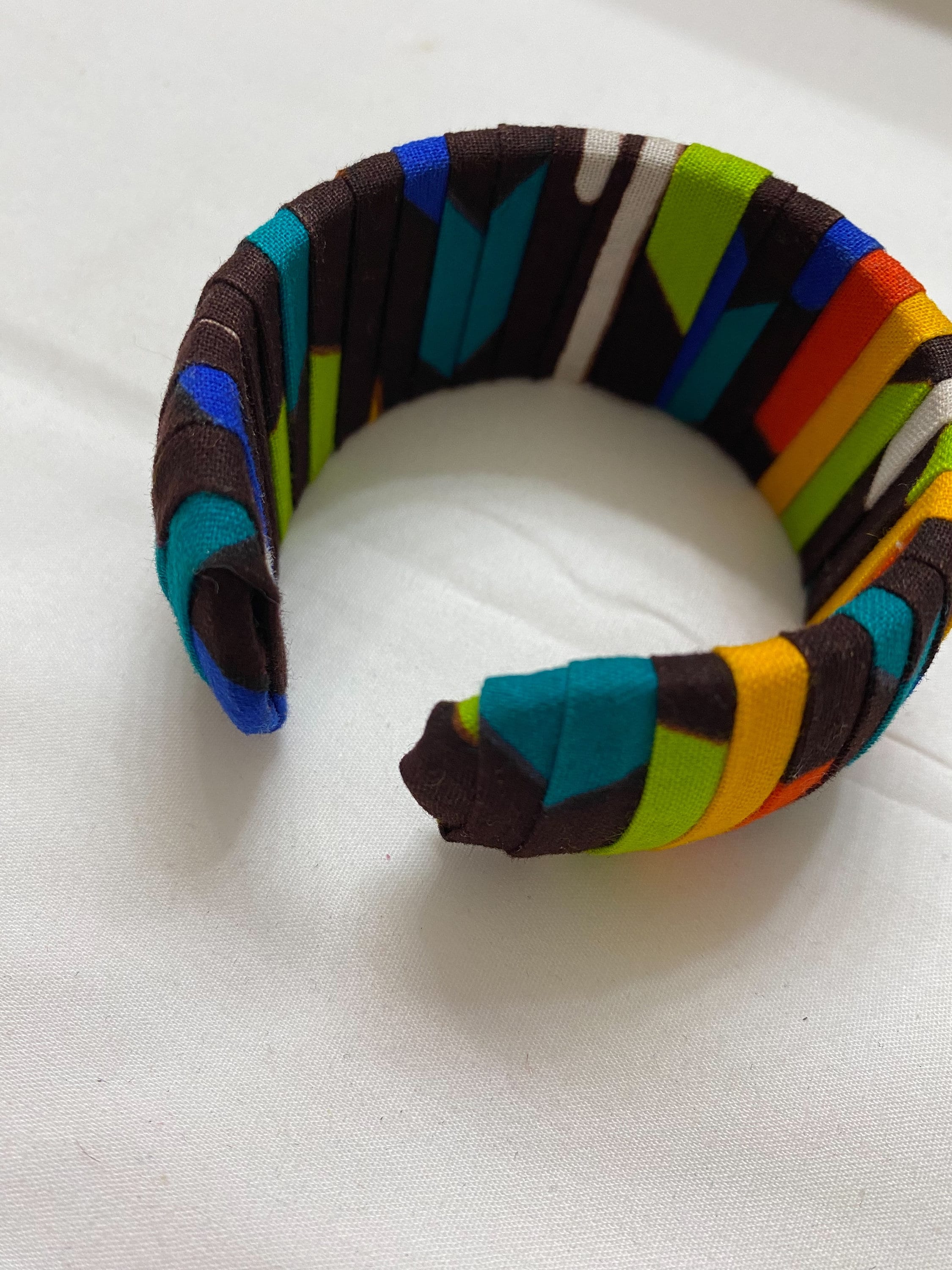 Bangles and Earing Set / African Print Wrap Bangles/ Bracelet and ...