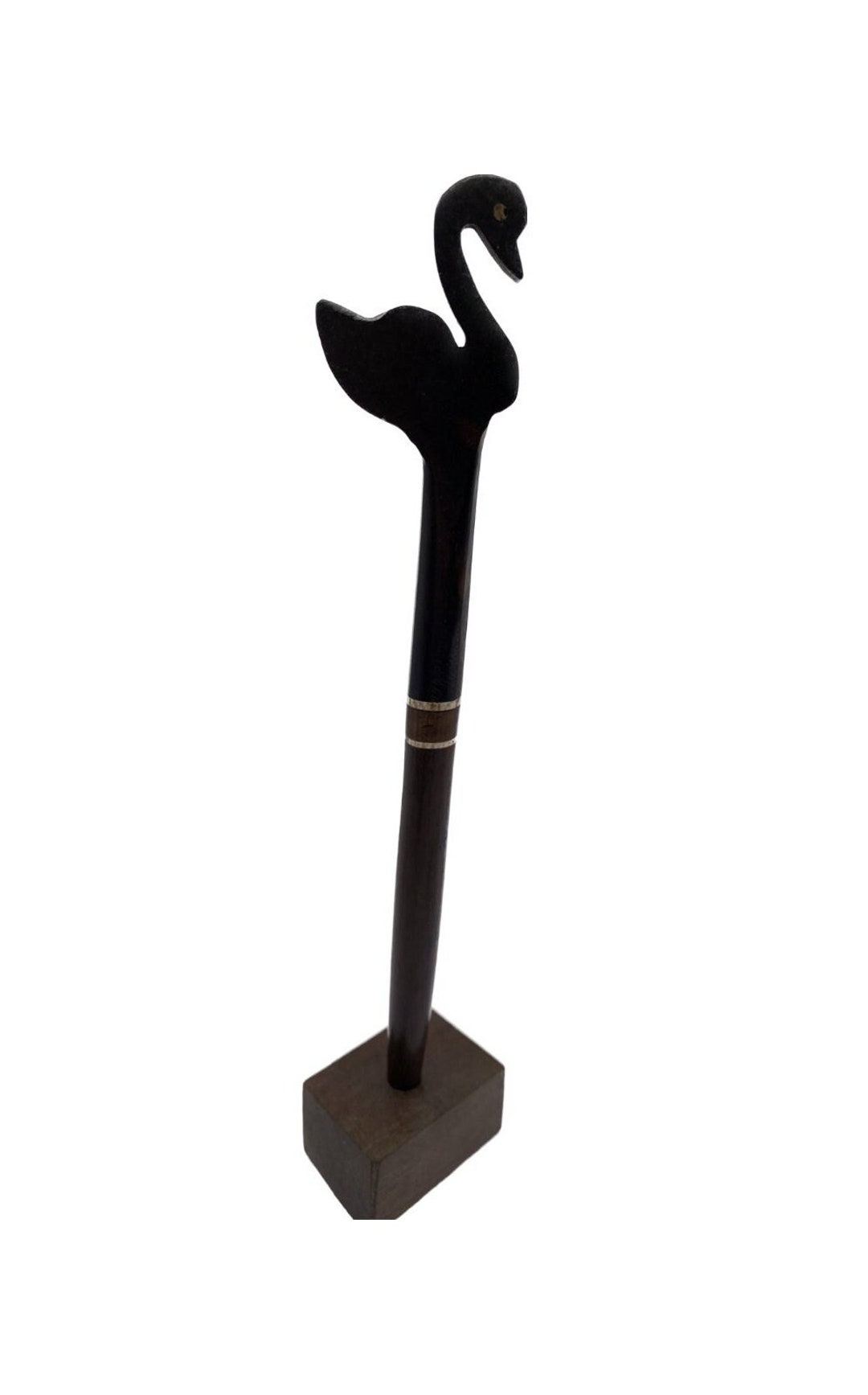 Wooden Ebony Pen, (swan Design) Handcrafted Wooden Ebony Pen, They Are ...