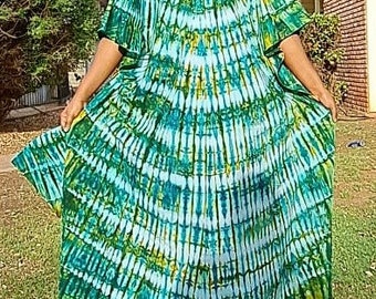 Adire Gown Styles, Adire Styles for Women, Adire Kaftan Styles, Adire ...