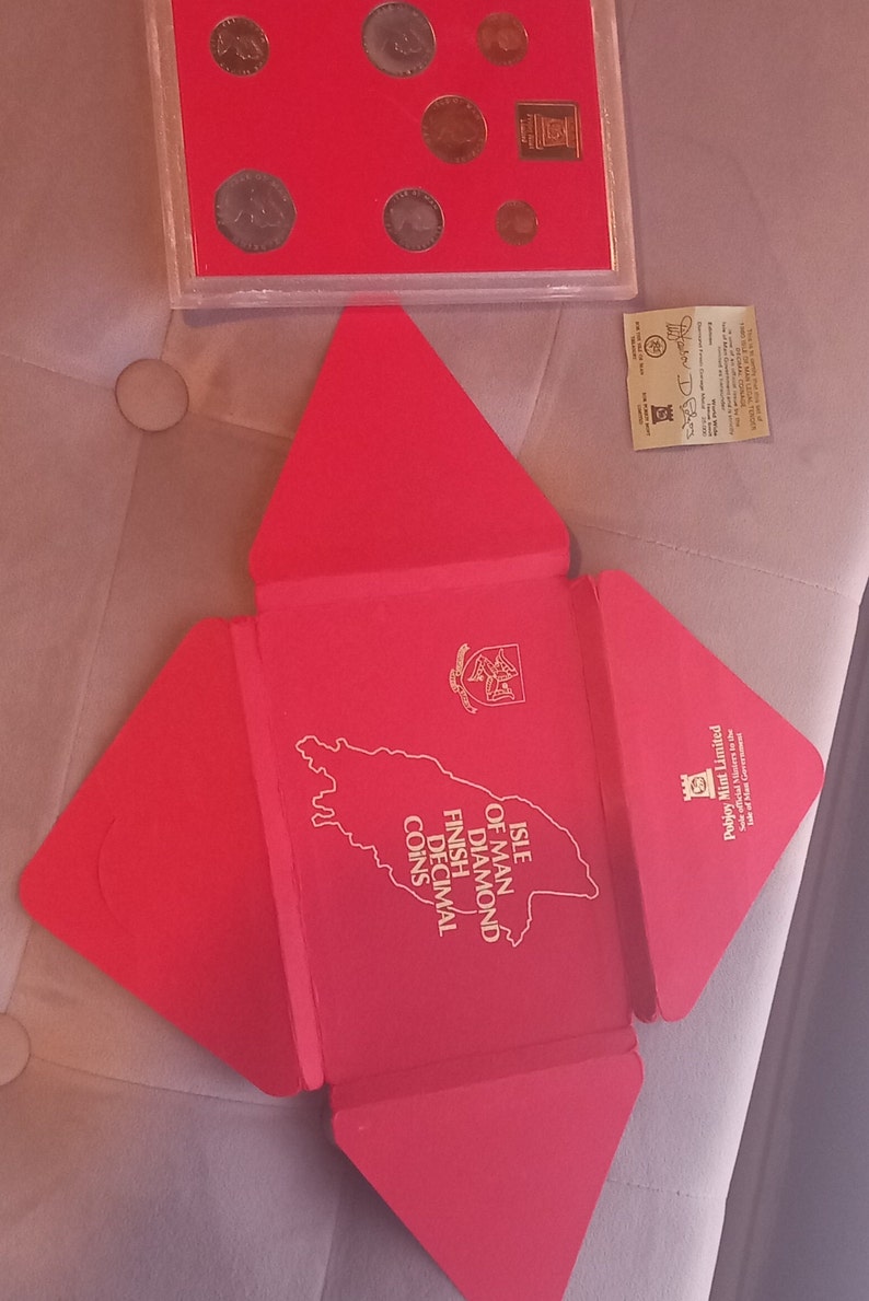 Isle of Man Diamond Finish Decimal Coins - Etsy