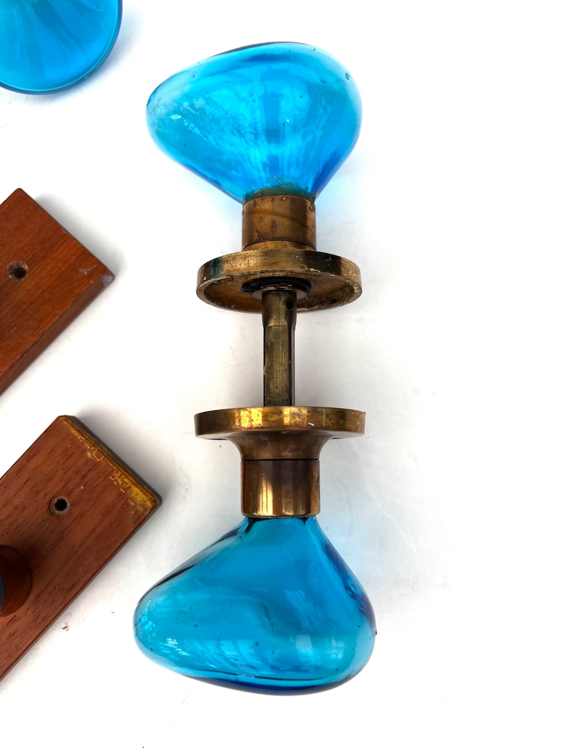 1960s Prestigious Verrina Handblown Set 2teak Tee Towel Rack, 1 Set ...