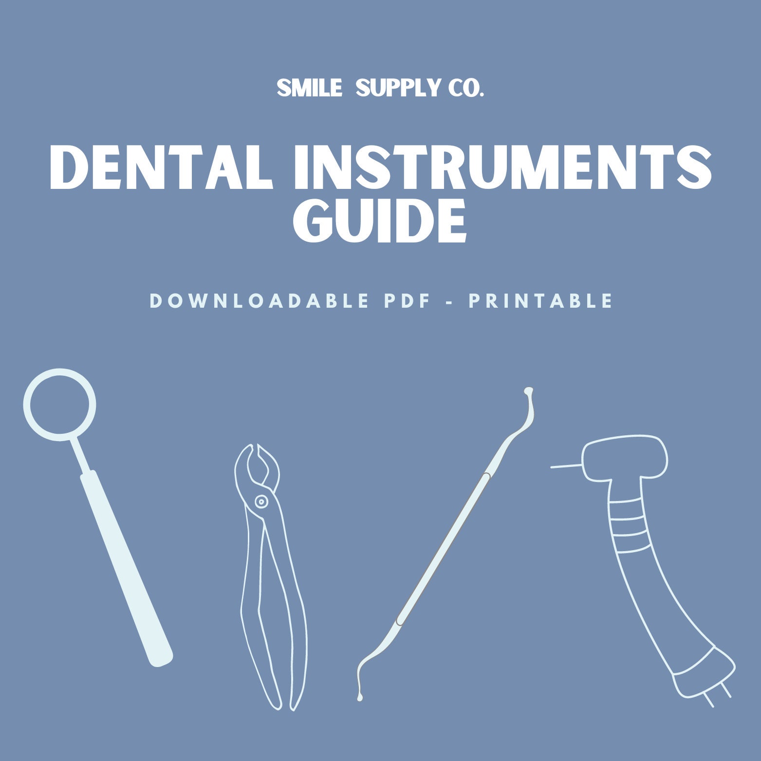 Comprehensive Guide to Dental Instruments Digital Download PDF ...