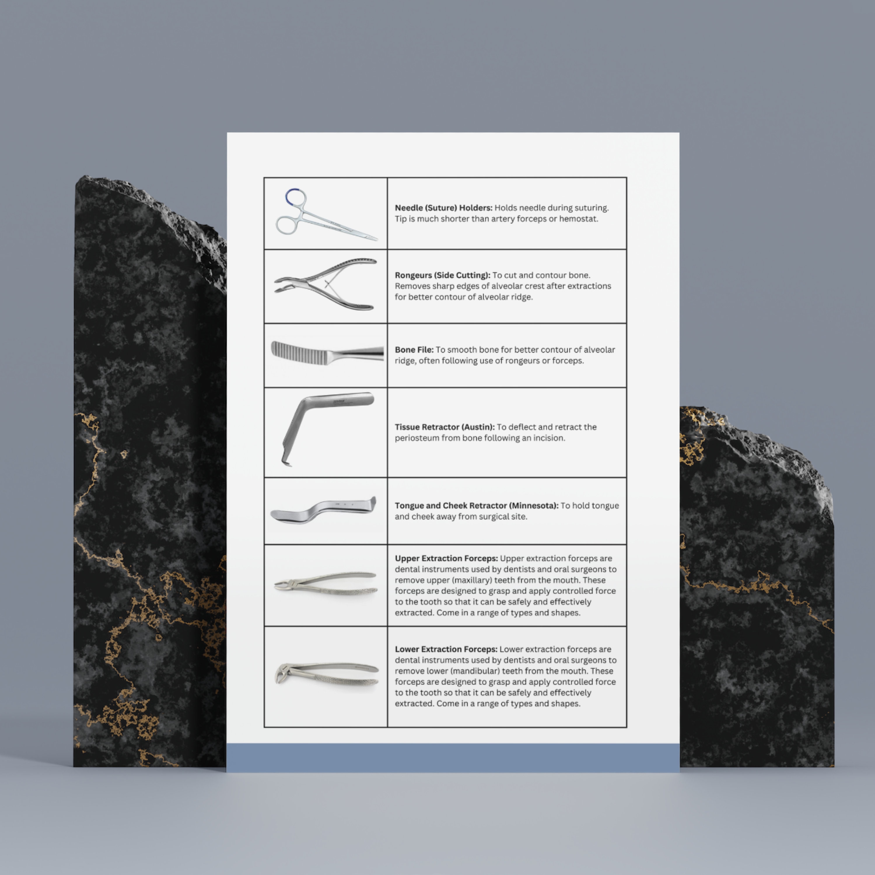 Comprehensive Guide to Dental Instruments - Digital Download - PDF ...