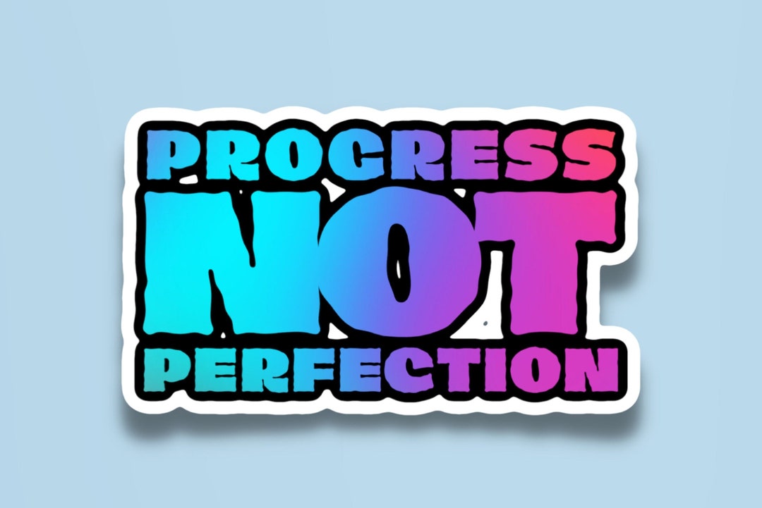AA NA Purple Slogan Saying progress Not - Etsy