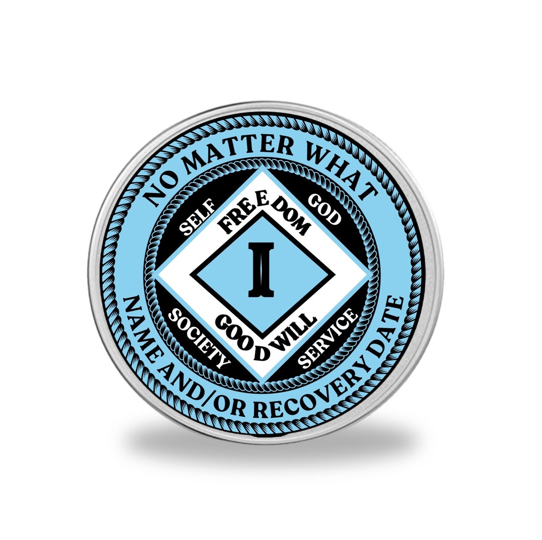 Personalized Narcotics Anonymous Token With Logo Motivational - Etsy