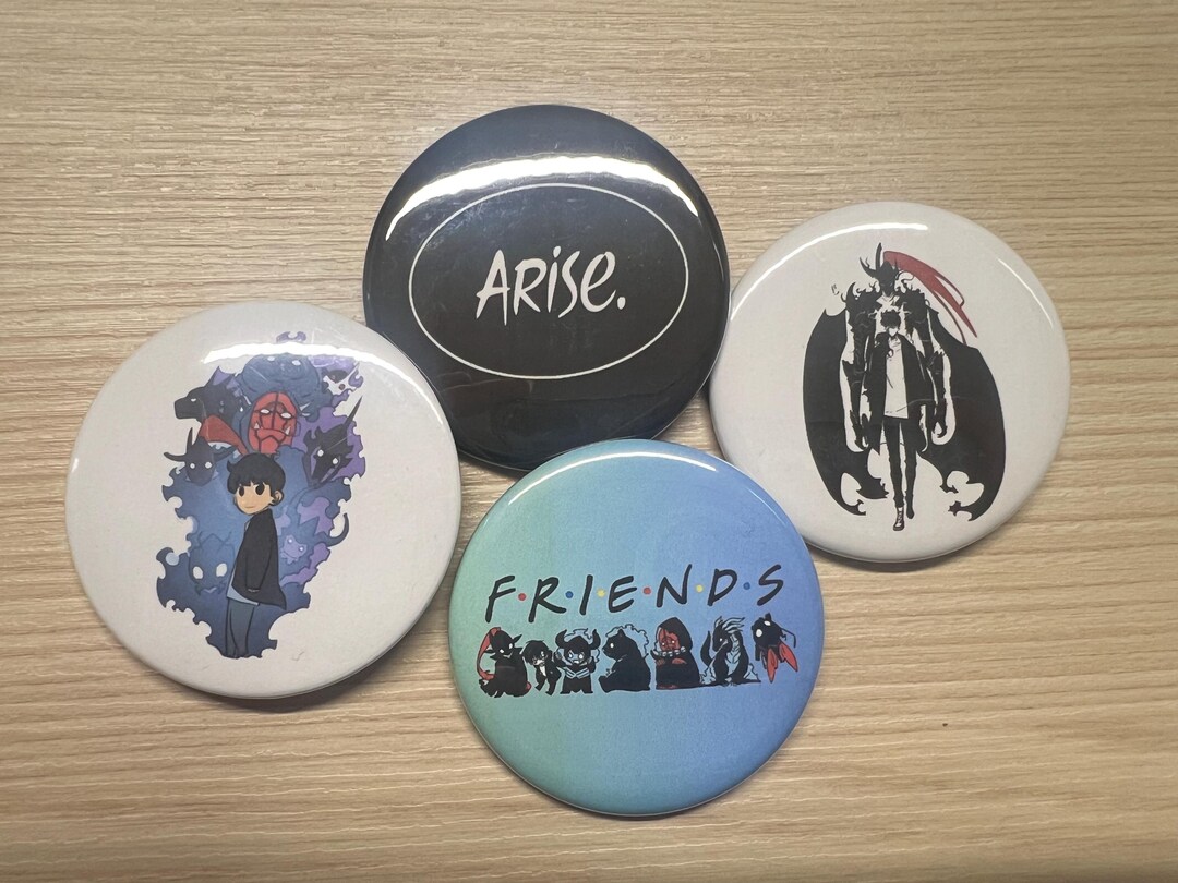 Solo Leveling Button - Etsy