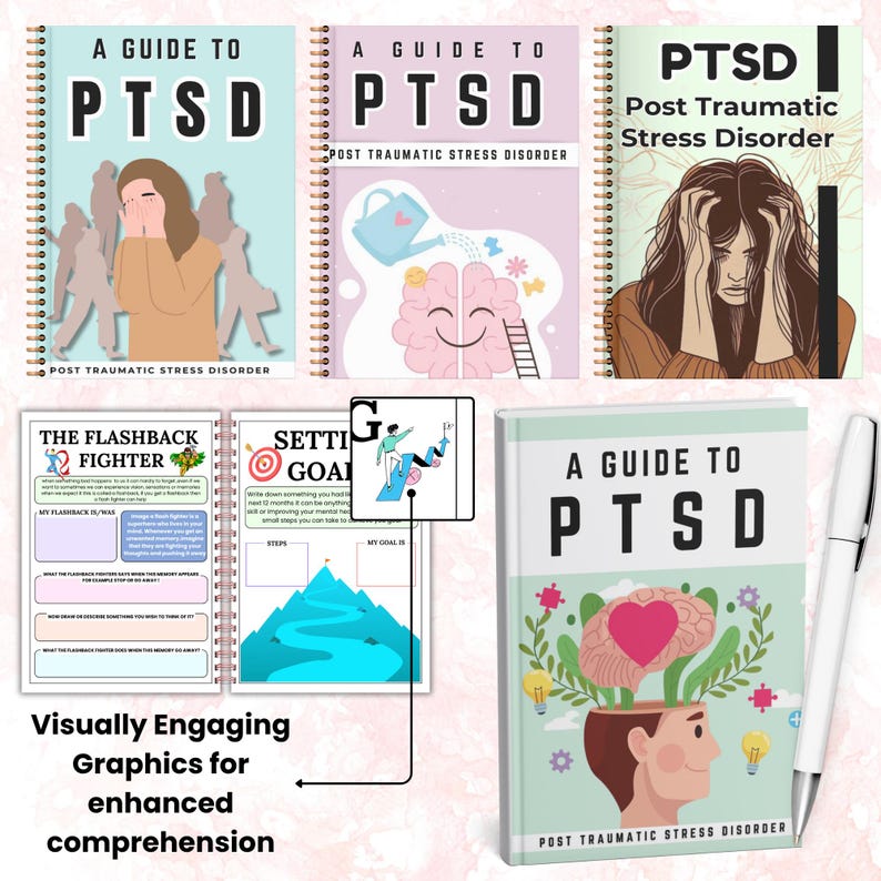 PTSD Workbook, Trauma Support, Mental Aid, PTSD Check-in, Trauma ...