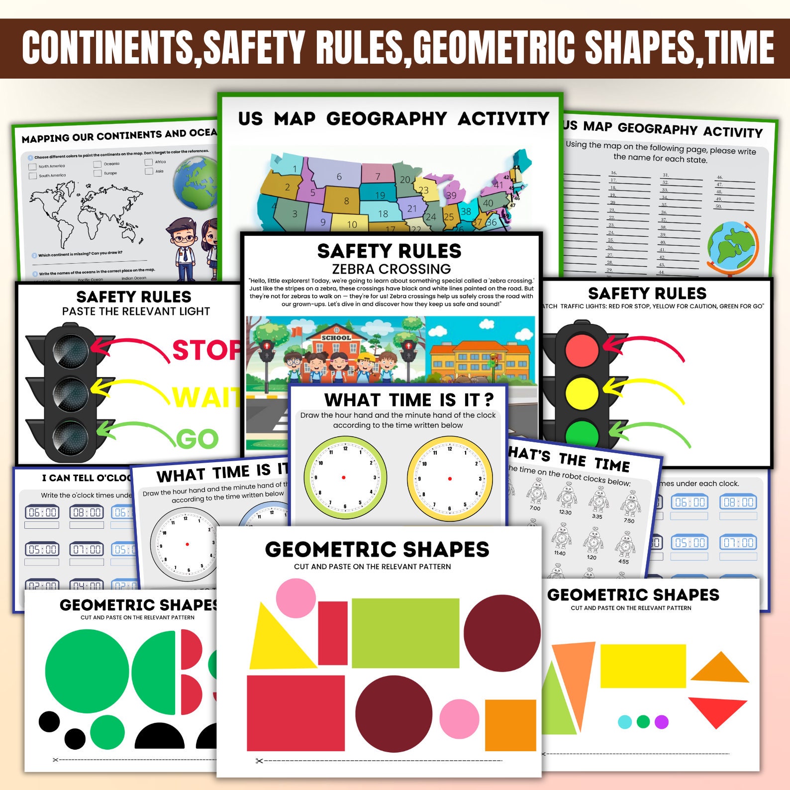 Preschool Busy Book: 250 Page Learning Bundle (digital Download) - Etsy