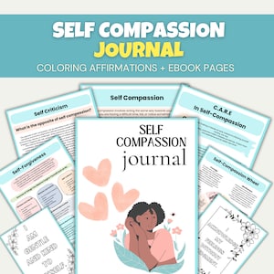 Self Worth Mega Bundle 200+ Sheets | Self Workbook | US Letter | Self ...