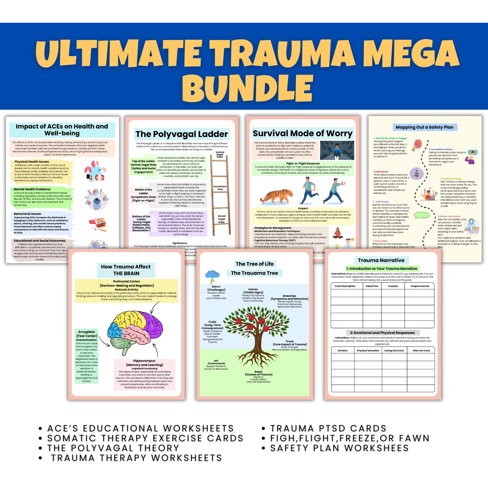 Teen Therapy Mega Bundle 2200+ Pages , Mindfulness for Teens, Therapy ...