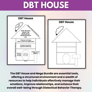 DBT Mega Bundle: Therapy Worksheets, Flashcards, Journal (digital ...