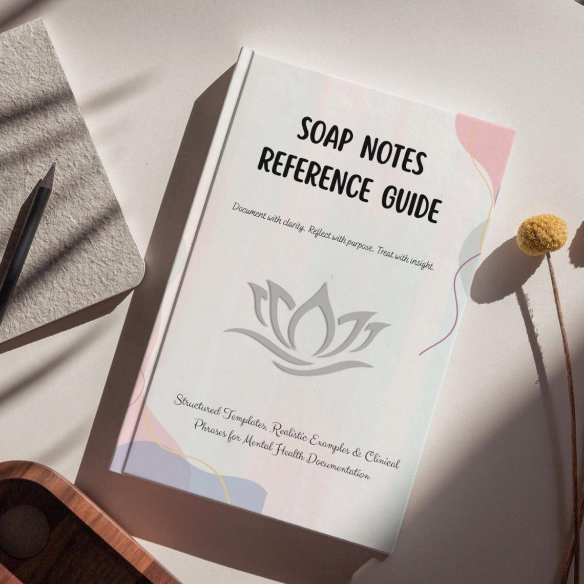 SOAP Notes Guide, Therapist SOAP Notes, Therapist Resource, EMR Soap ...