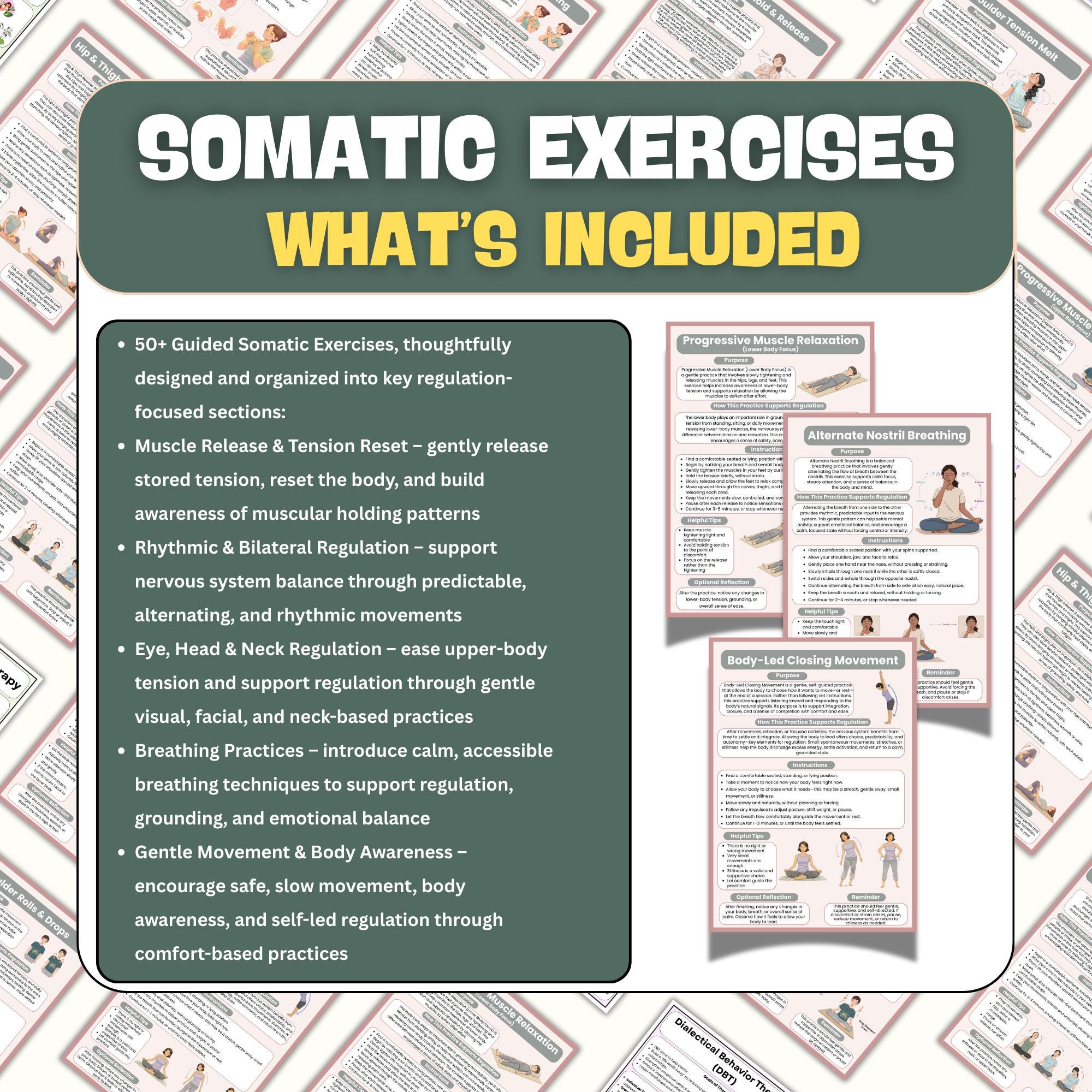 Somatic Exercises for Nervous System Regulation | Emotional Regulation ...