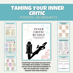 Self Worth Mega Bundle 200+ Sheets | Self Workbook | US Letter | Self ...