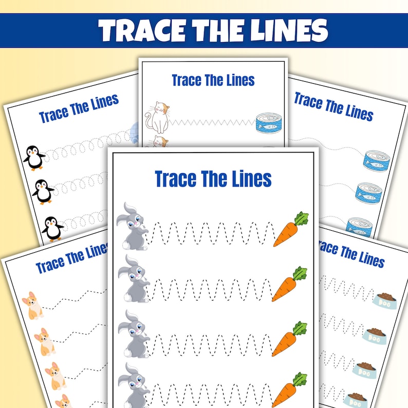 Tracing Book French Version 200pages Homeschool Busy Book Preschool ...