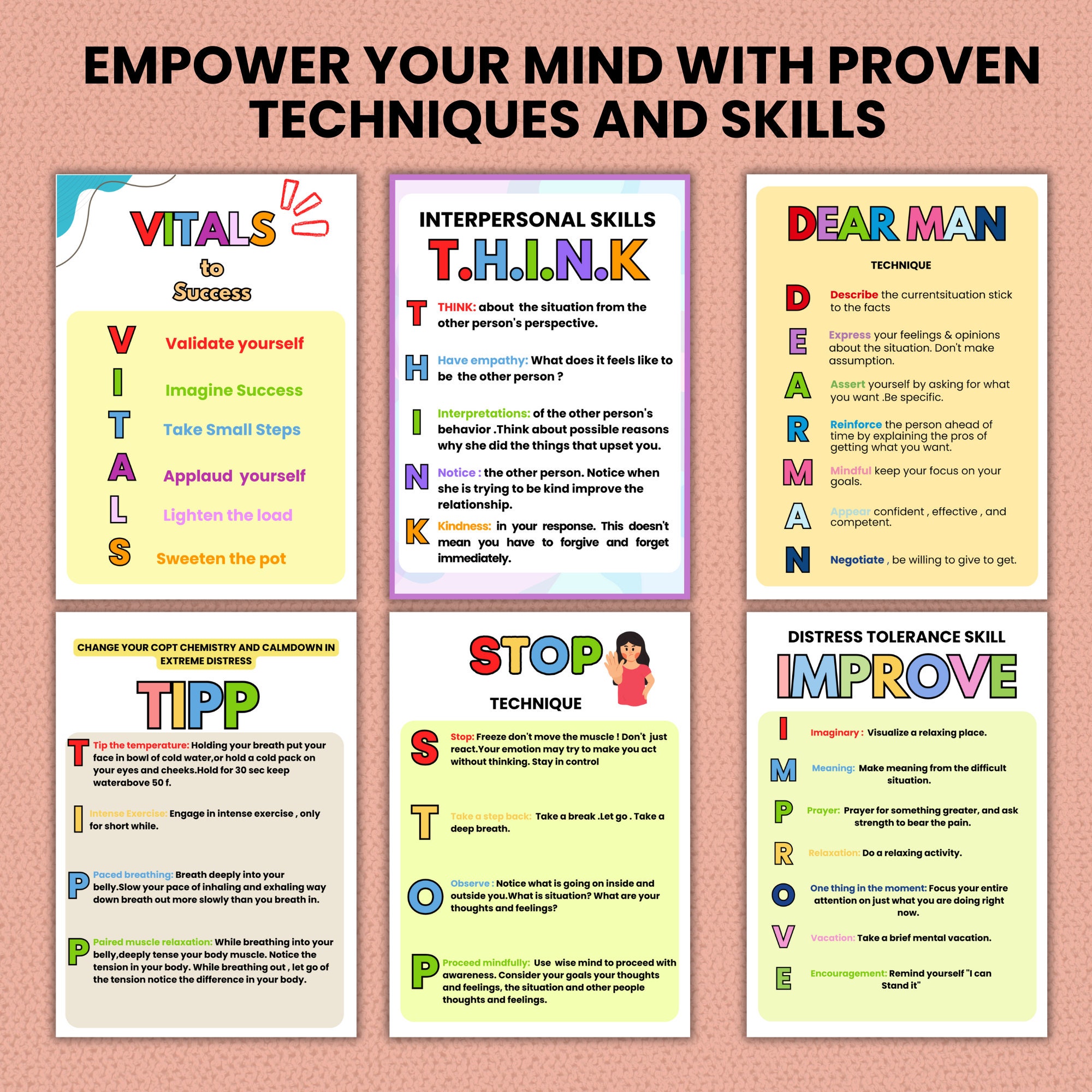 Mental Health Poster | Self-care Poster | Anxiety Relief Poster ...