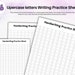 100 Page Neat Hand Writing Workbook| Practice Sheet Guide | (letters ...