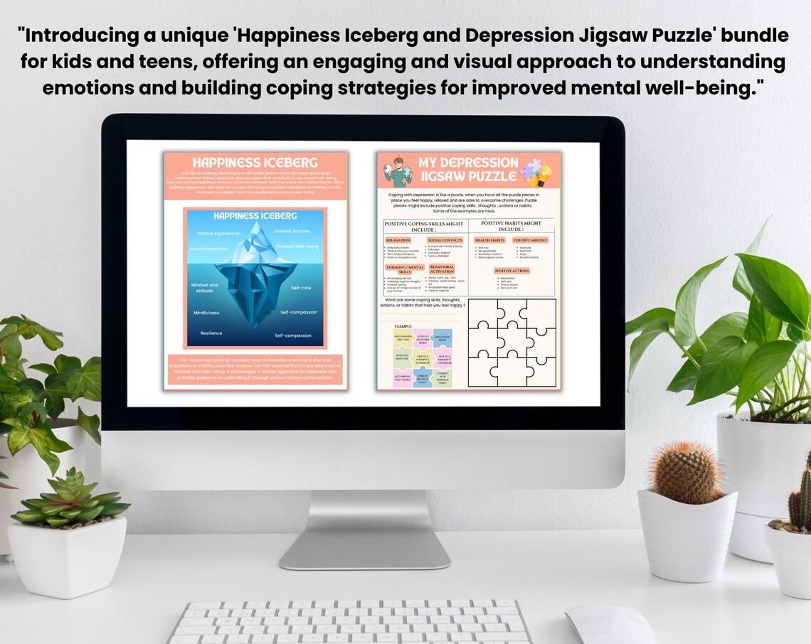 Depression Coping Skills Handout Bundle for Kids & Teens 10pages ...