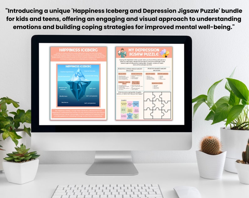 Depression Coping Skills Handout Bundle for Kids & Teens (10pages ...