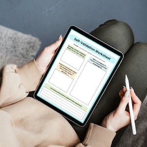 Self Worth Mega Bundle 200+ Sheets | Self Workbook | US Letter | Self ...