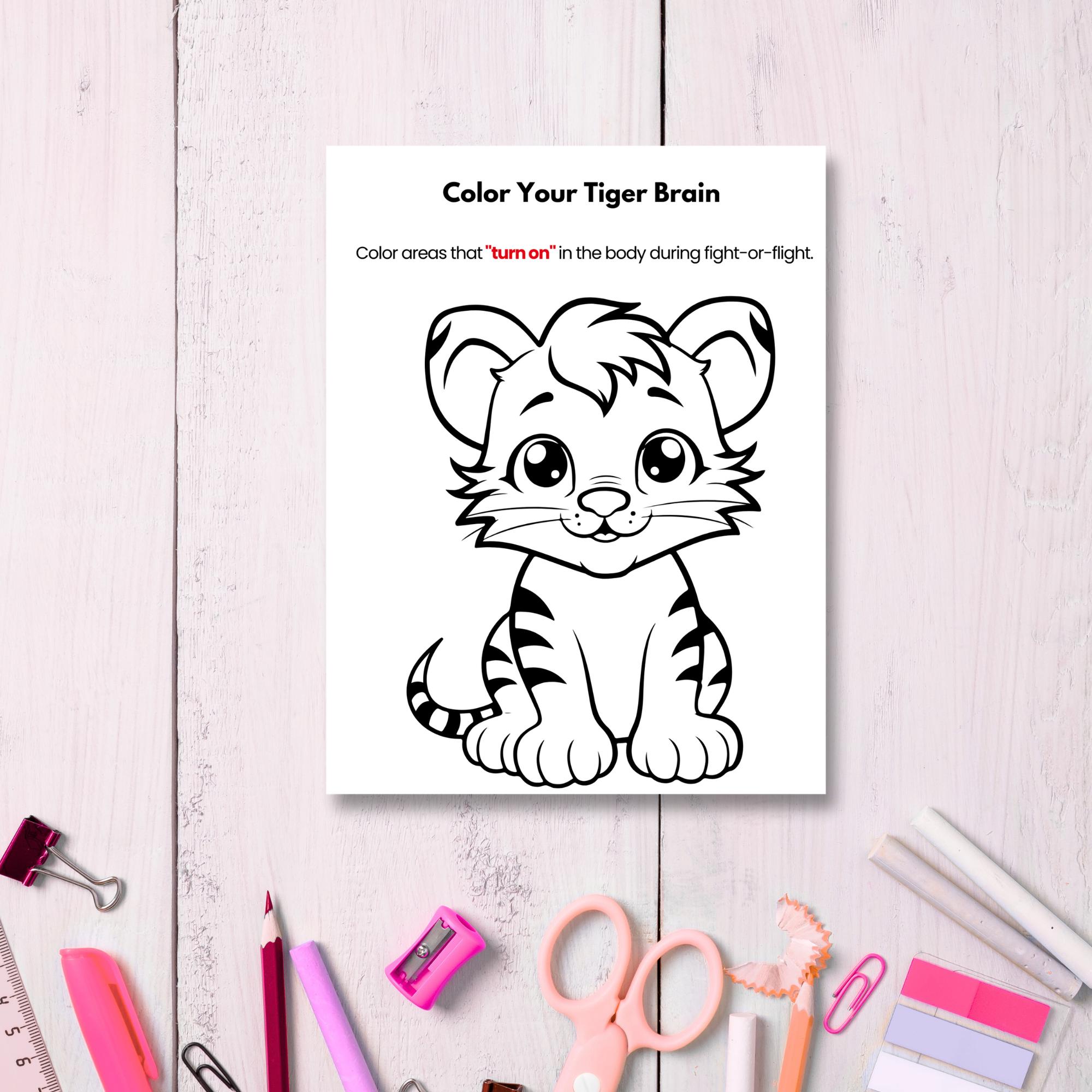 Polyvagal Theory Kids Worksheet, Polyvagal Kids Guide, Polyvagal ...