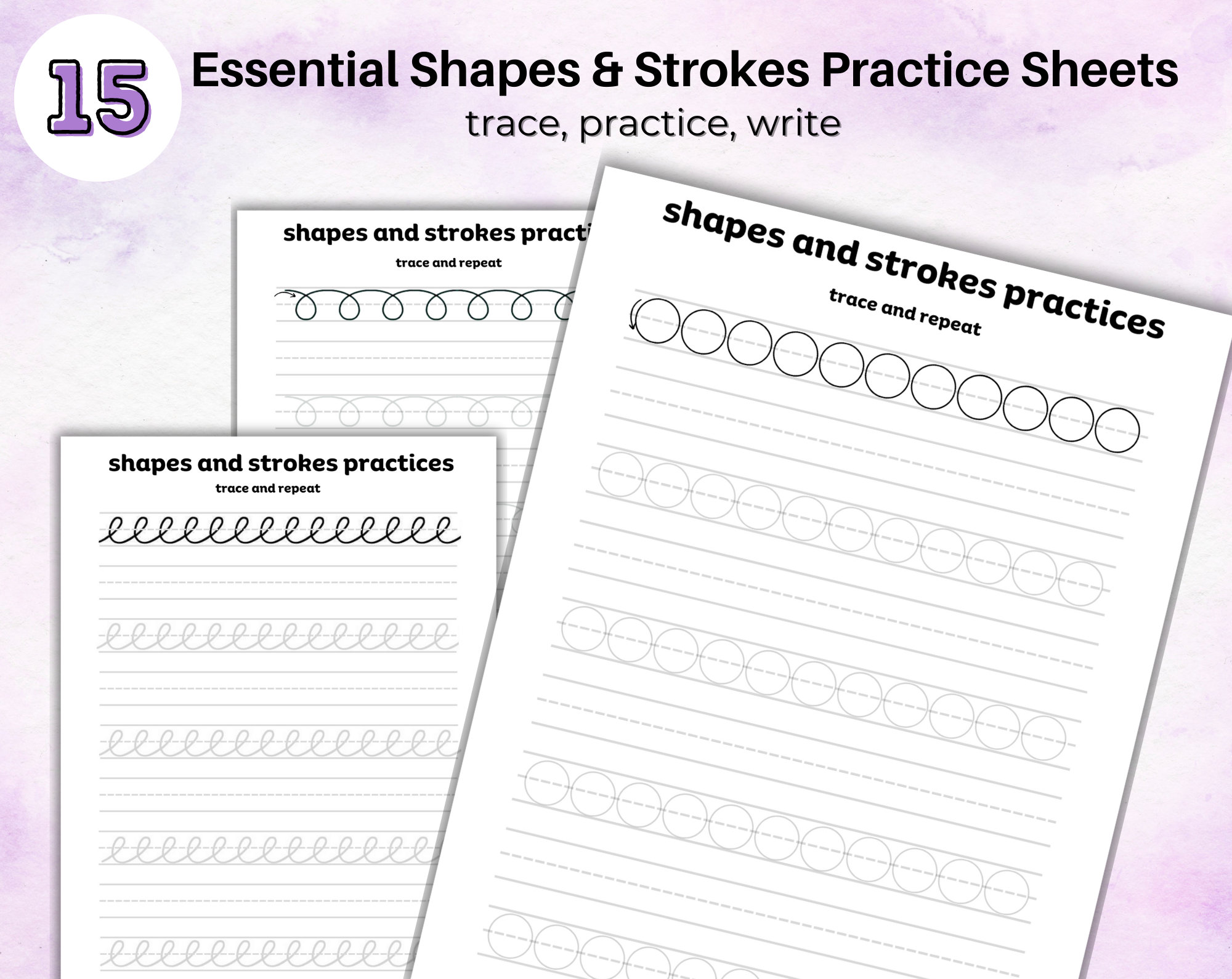 Cursive Handwriting Practice Worksheets for Kids, Printable Cursive ...