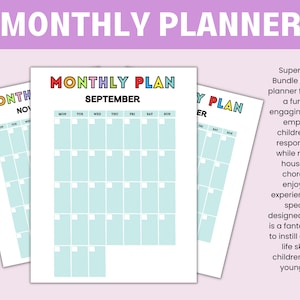 Editable Chore Chart for Multiple Kids Daily Checklist Canva, Daily ...